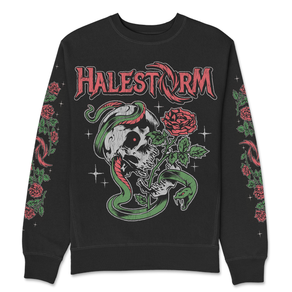 Fallen Star Crewneck Sweatshirt (Black) – Halestorm Store